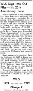 WLS Chicago Tribute – Radio Timeline