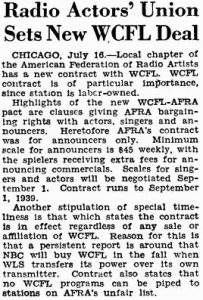 WCFL Chicago Tribute – Radio Timeline