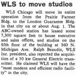 WLS Chicago Tribute – Radio Timeline